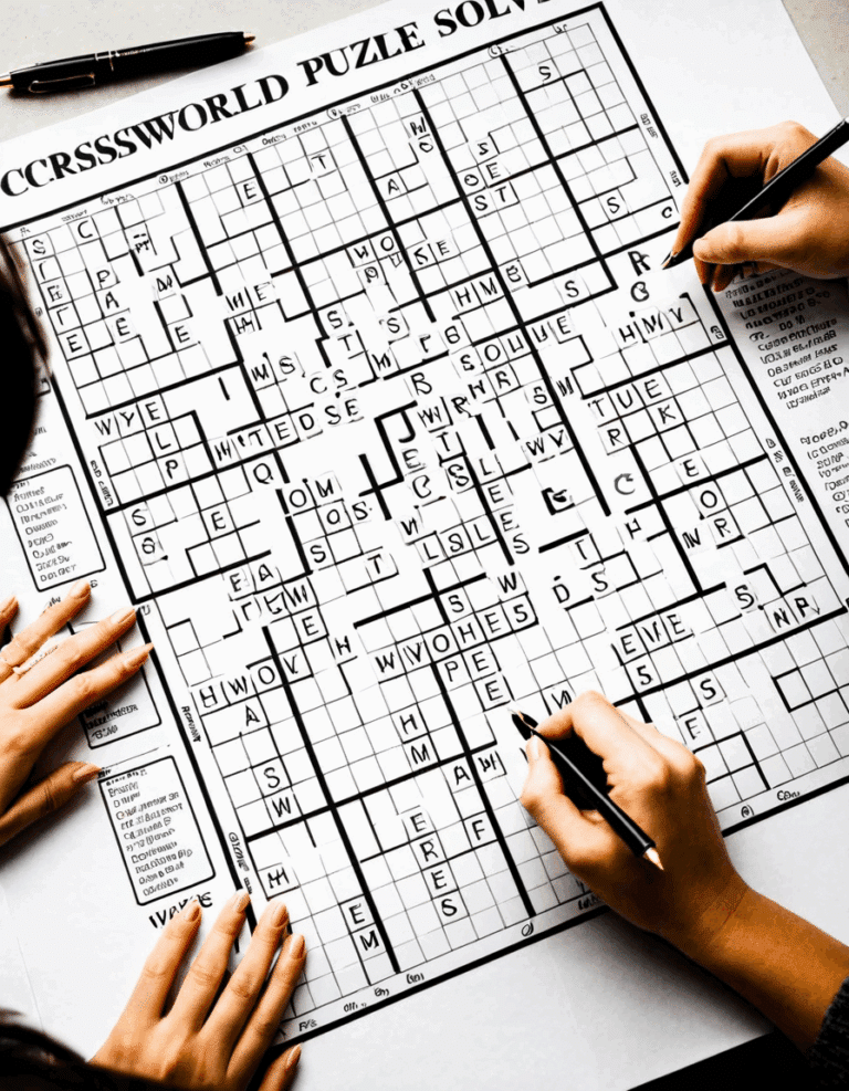 Crossword Puzzle Solver Reveals Secrets To Mastery